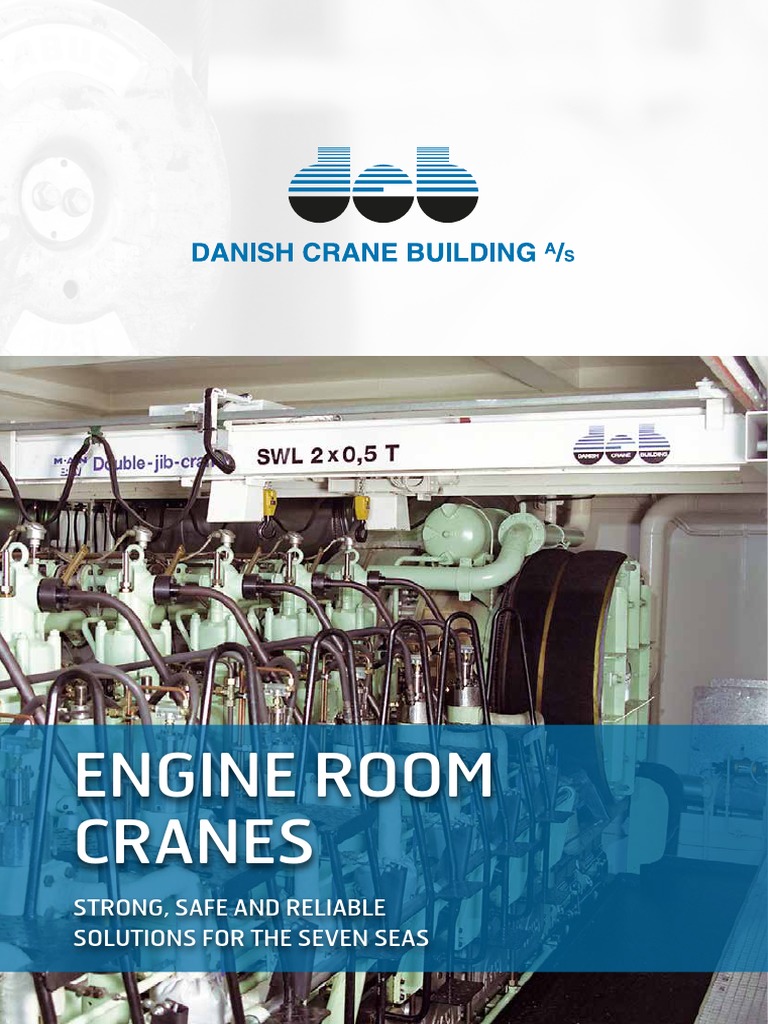 Engine Room Cranes for Shipowners | PDF