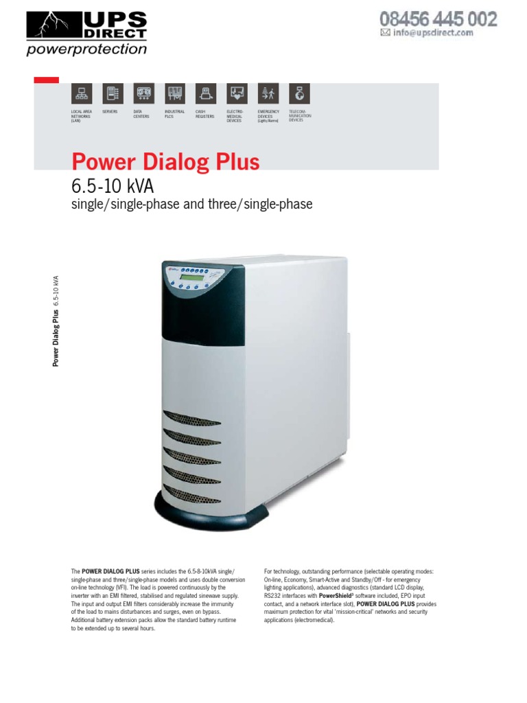 Power Dialog Plus: Single/single-Phase and Three/single-Phase | PDF ...