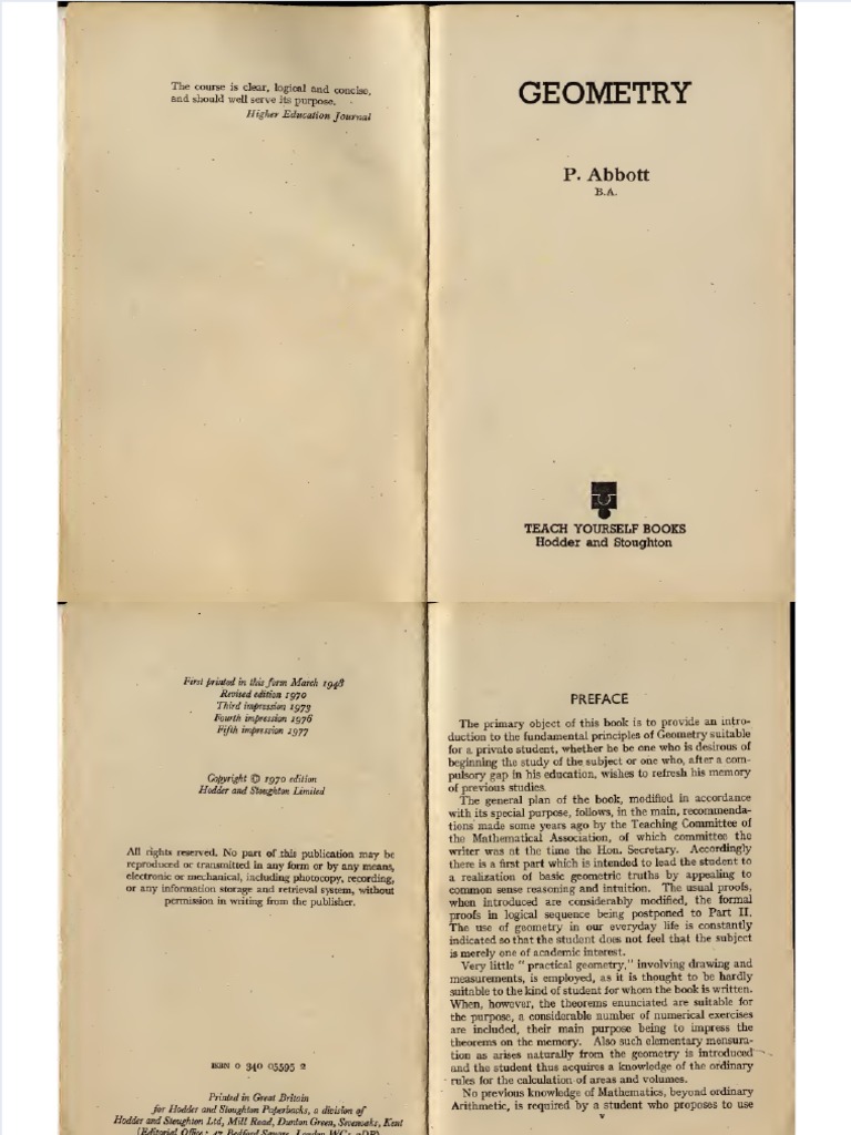 P.abbot Geometry | PDF | Triangle | Circle