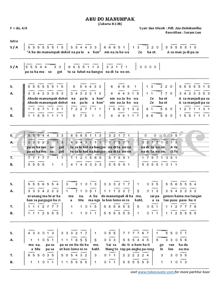 Ahu Do Manumpak | PDF
