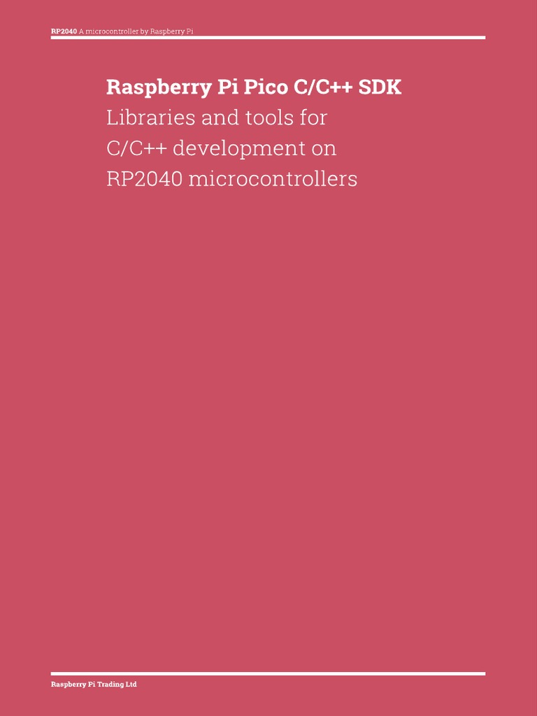 Raspberry Pi Pico C SDK | PDF