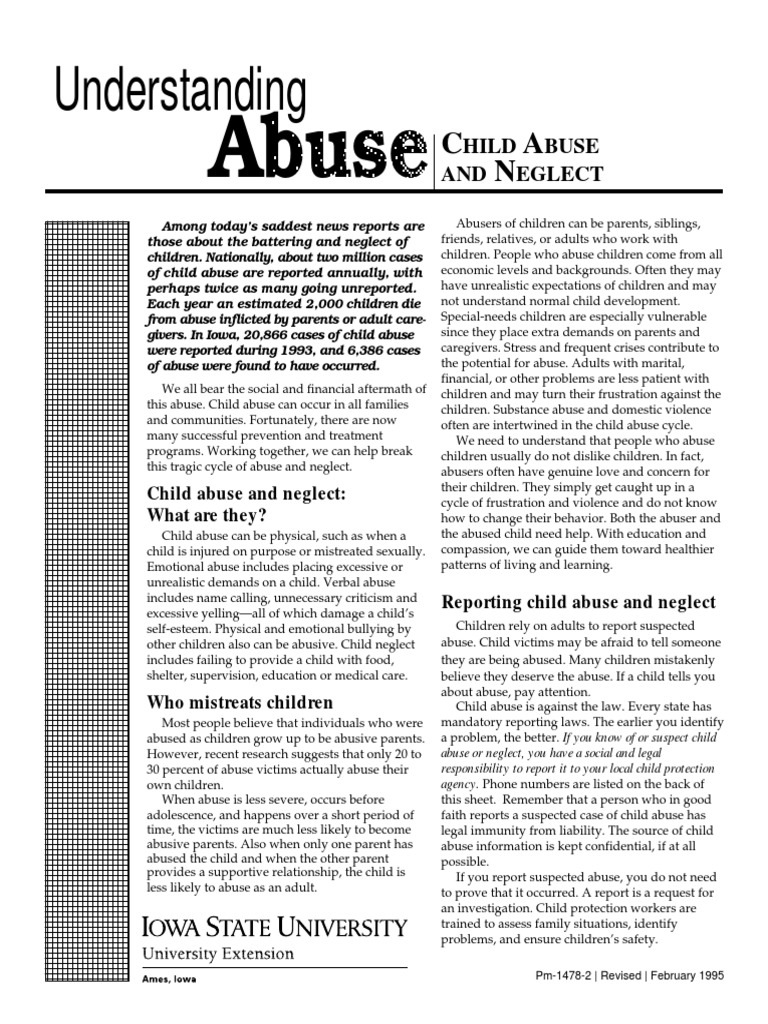 Child Abuse | PDF | Child Abuse | Child Neglect
