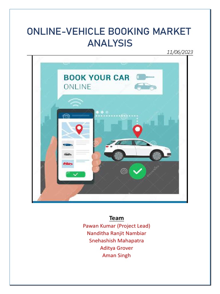 Online Vehicle Booking | Download Free PDF | Market Segmentation ...