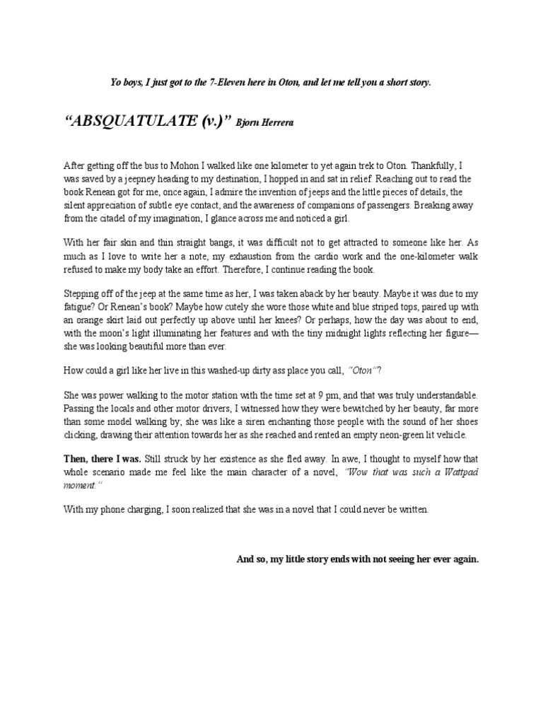 ABSQUATULATE (V.) | PDF