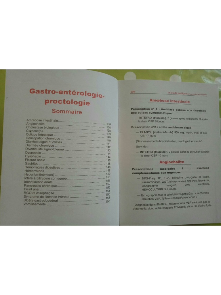 HGE Ordonnances Types | PDF