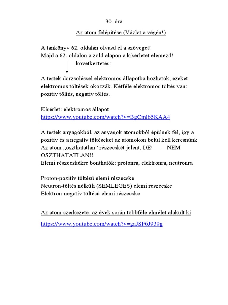 Atomok Felépítése-Vázlat 2022.02.08.Klik027879001#211692#Tanulo#110526# ...