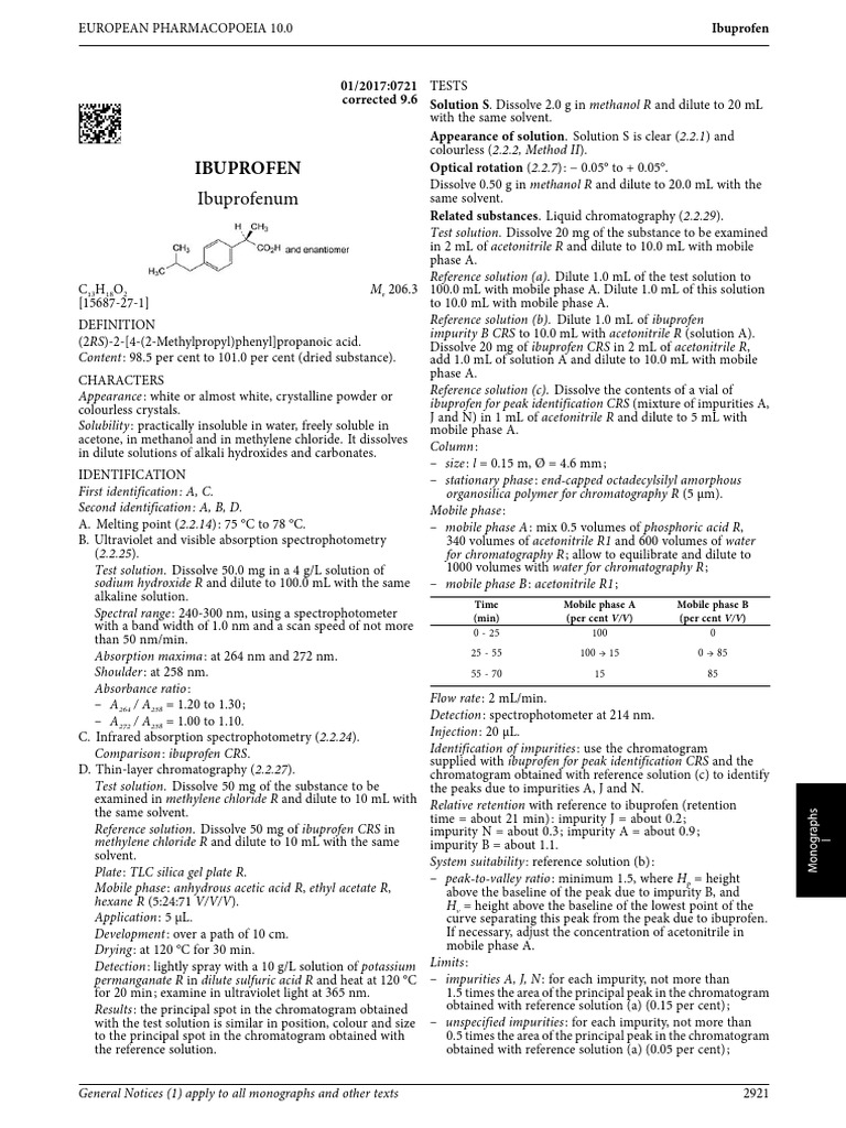 Ibuprofen | PDF