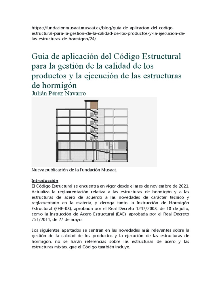 Guia Control Calidad Hormigon Cod Estructural MUSAAT | PDF
