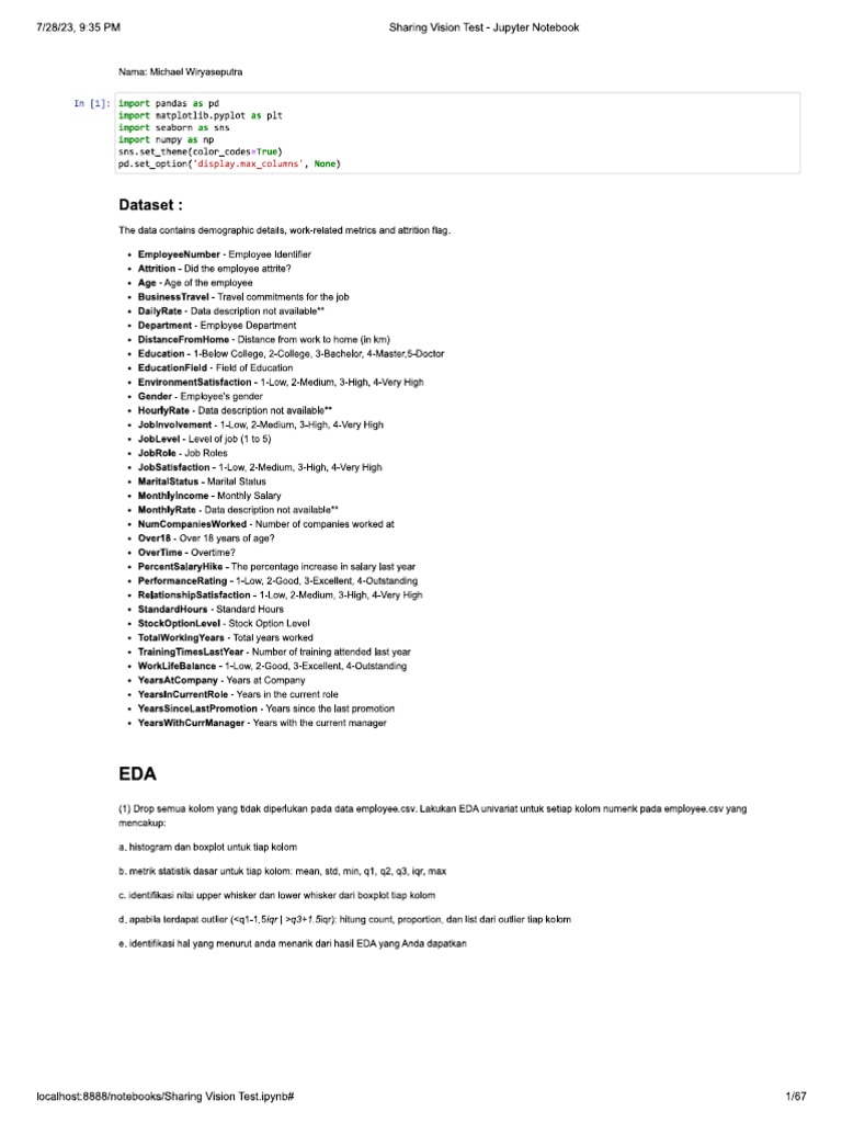 Employee Attrition Prediction | PDF Employee Attrition Prediction | PDF