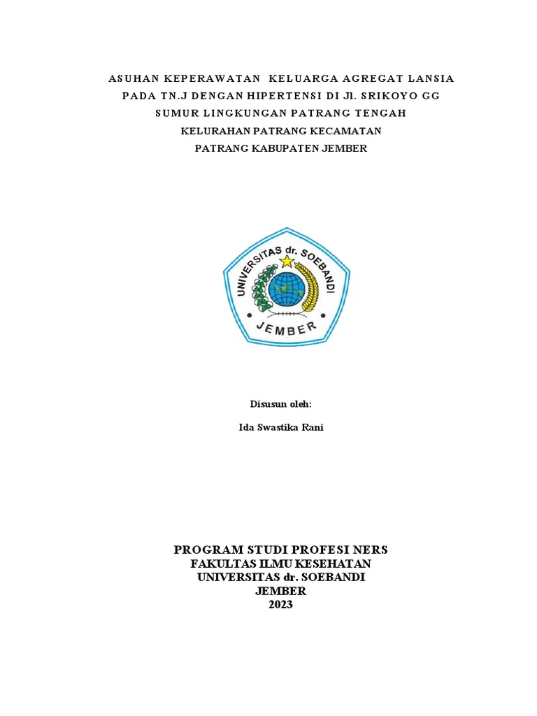 Askep Keluarga Agregat Lansia - Ida - 1 | PDF | Ilmu Sosial | Pengembangan Diri