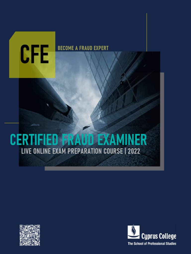 CFE Live Online Exam Preparation Course - Fall 2022 - Spring 2023 | PDF