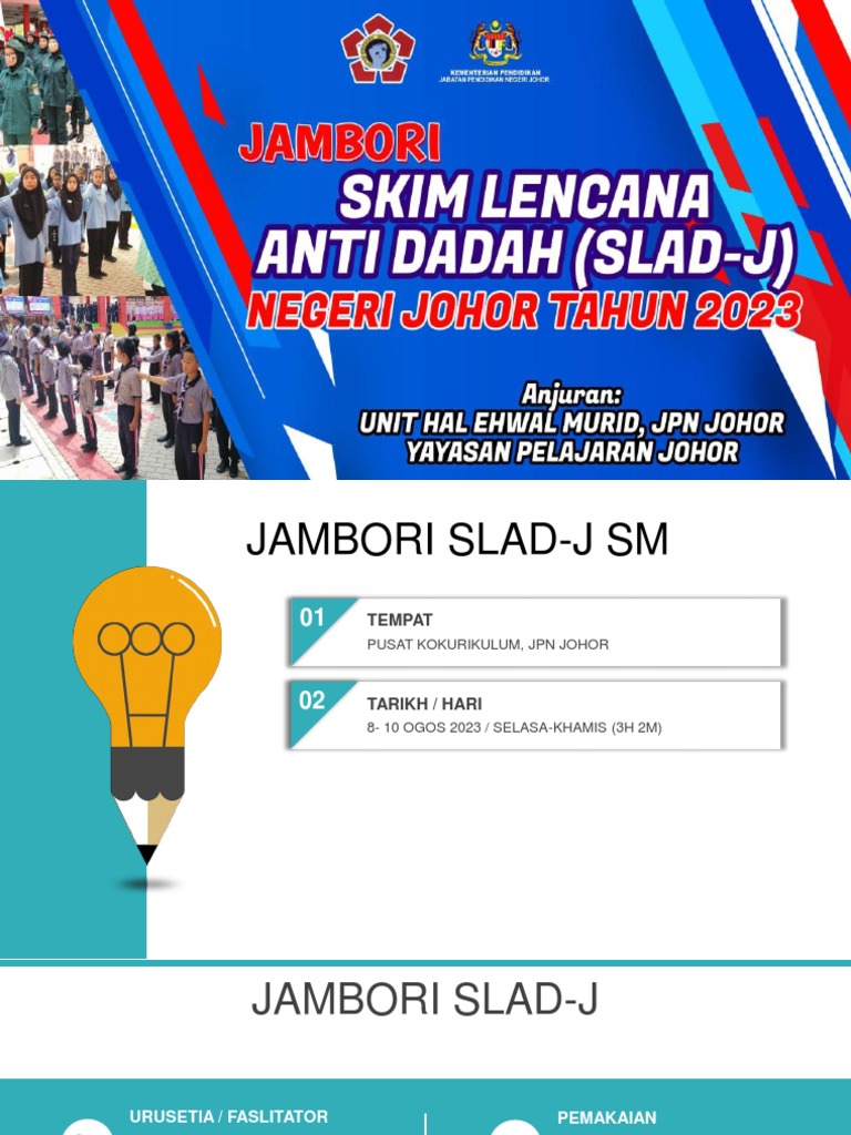 Jambori SLAD-J Johor 2023: Info & Jadwal | PDF