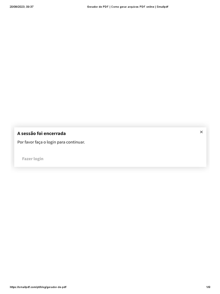 Gerador de PDF - Como Gerar Arquivos PDF Online - Smallpdf | PDF