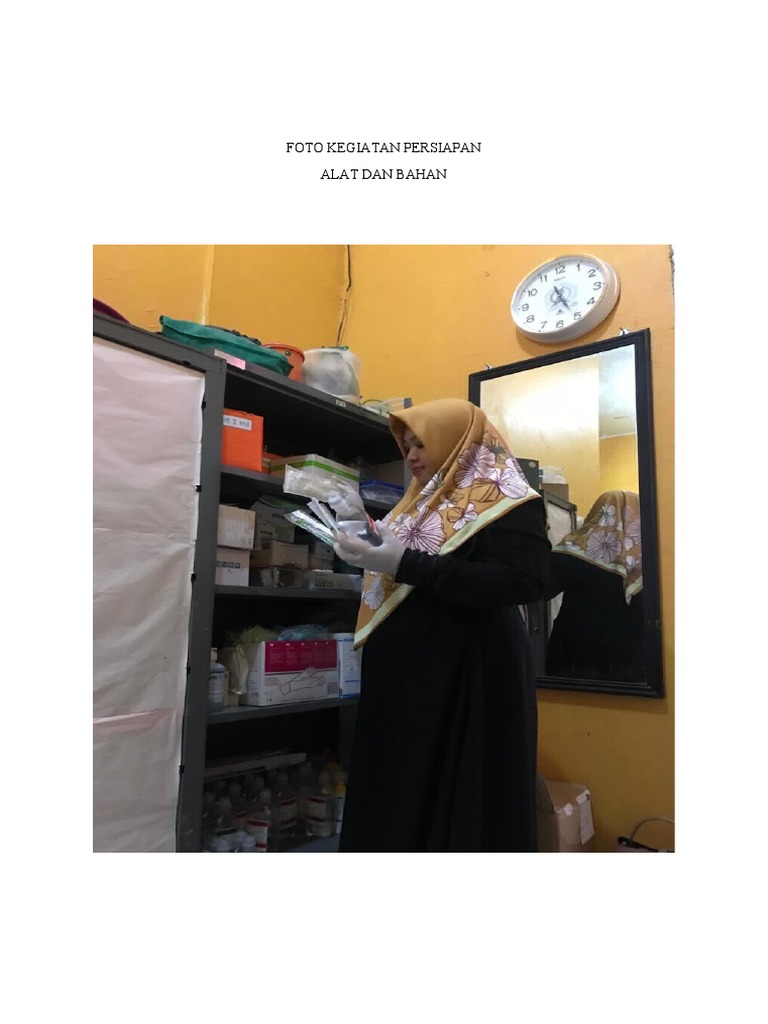 Persiapan Alat dan Bahan | PDF