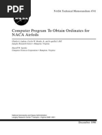 NACA Airfoil Series Overview | PDF | Airfoil | Aerodynamics