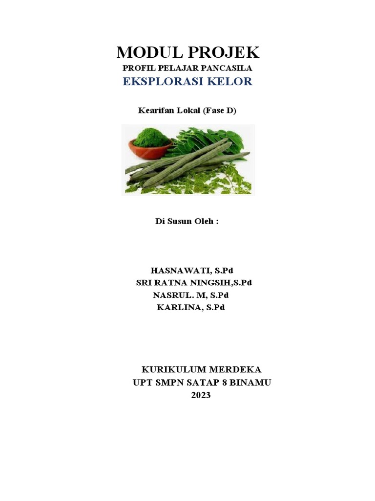 Modul Projek Kelor Tim 3 | PDF | Karier & Perkembangan | Pengembangan Diri