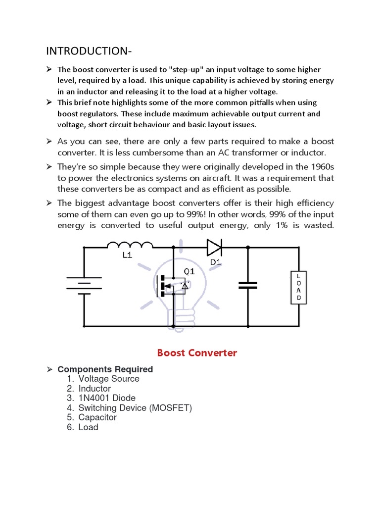 Boost Converter Guide for Engineers | PDF | Science & Mathematics ...