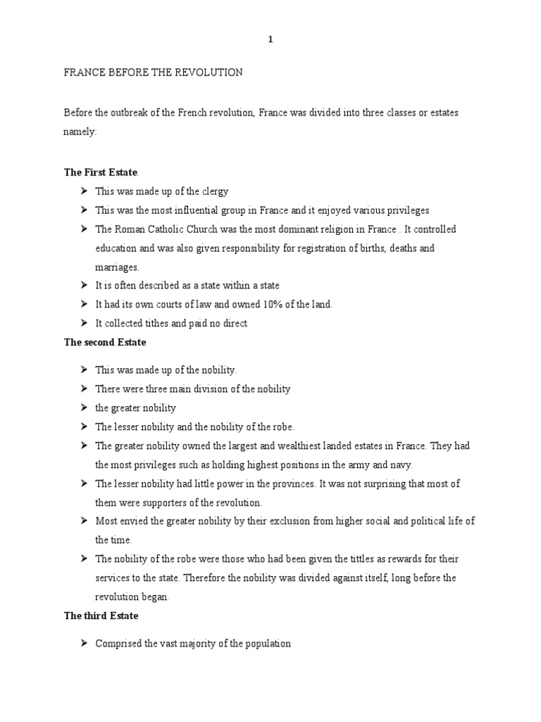 France Before The Revolution | PDF | Nobility | Taxes