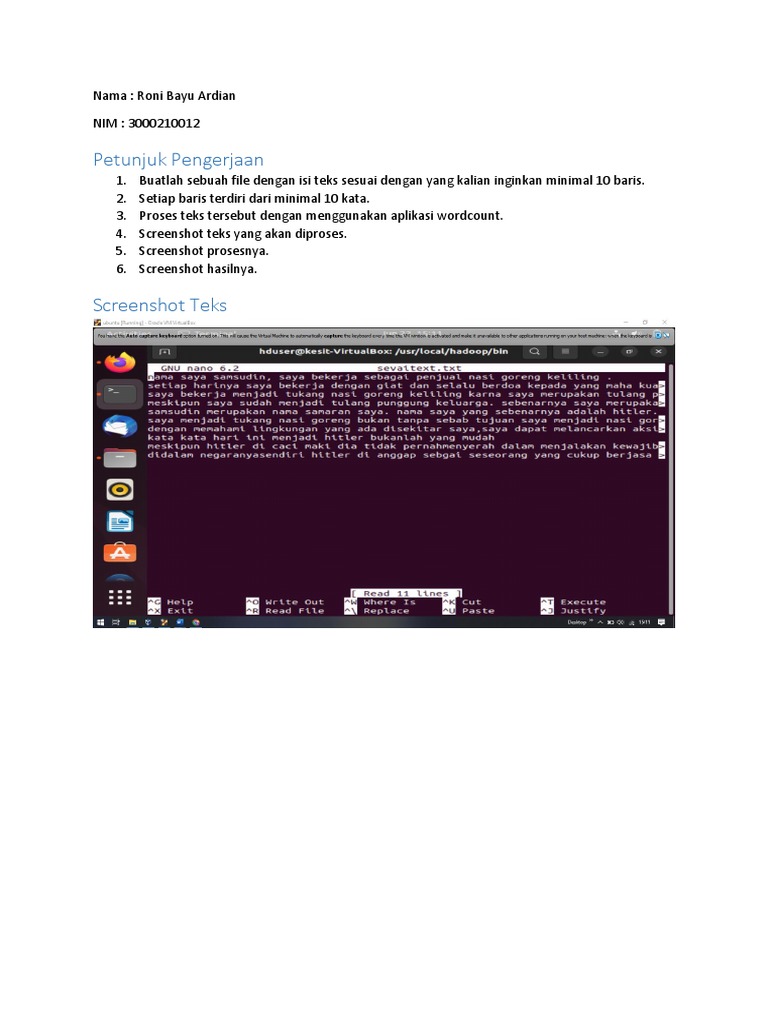 Tugas Pertemuan 10 Map Reduce | PDF
