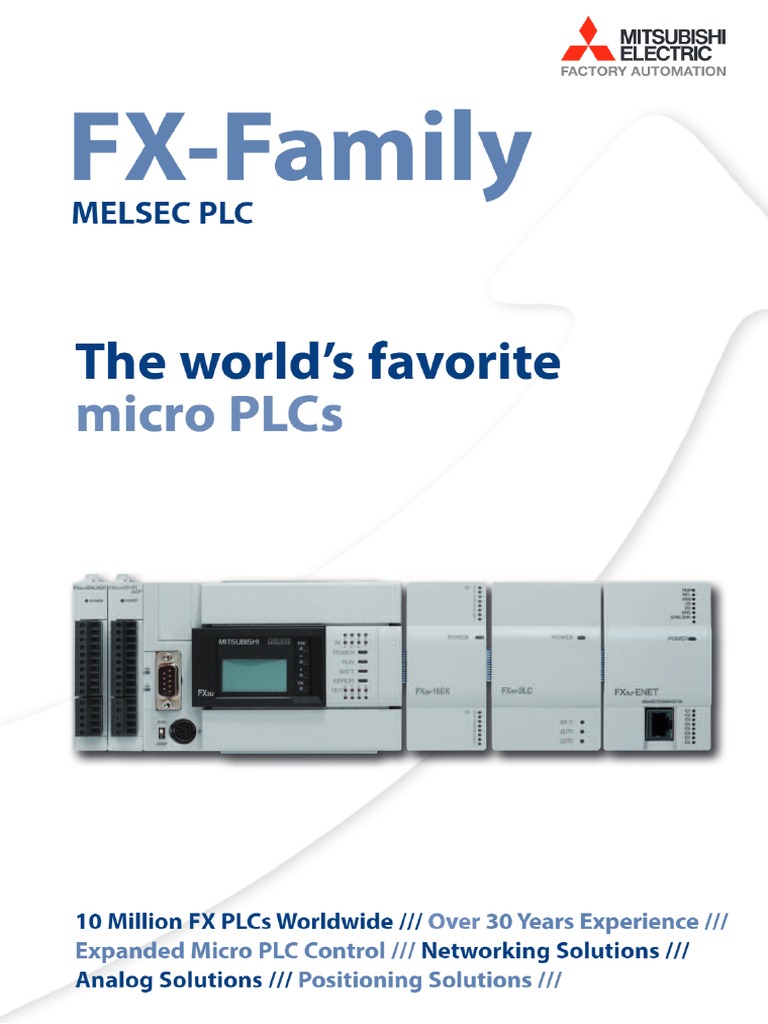 FX-Family The World's Favorite Micro PLCs MELSEC PLC - Manualzz | PDF