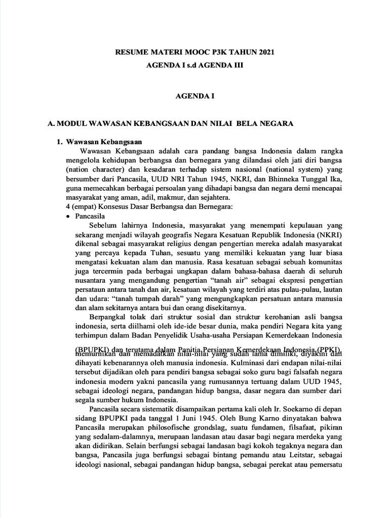 Rangkuman Materi Mooc PPPK | PDF