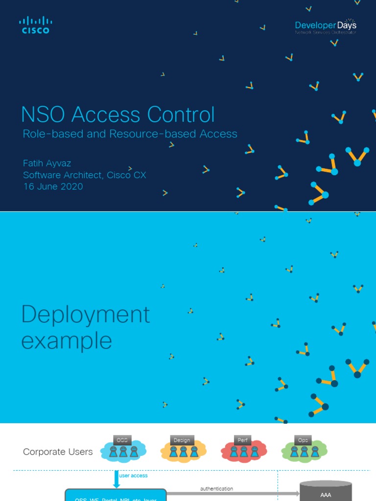 NSODevDays2020 NSO Access Control Role Based and Resource Based Access | PDF