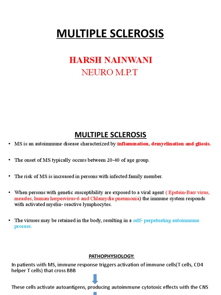 Multiple Sclerosis | Download Free PDF | Multiple Sclerosis | Balance (Ability)
