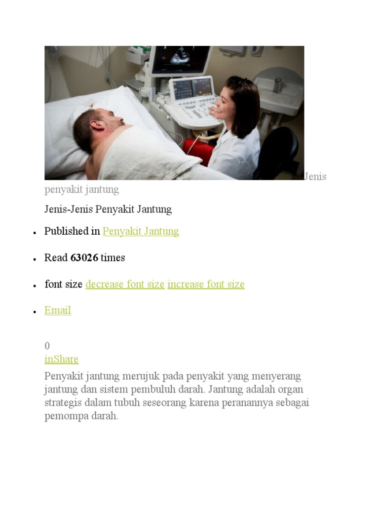 Jenis Penyakit Jantung | PDF