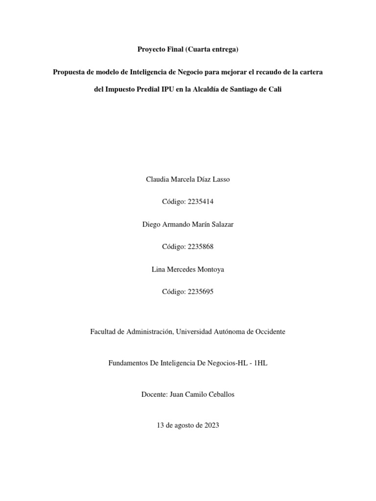 Proyecto Final Entrega 4 1 | PDF