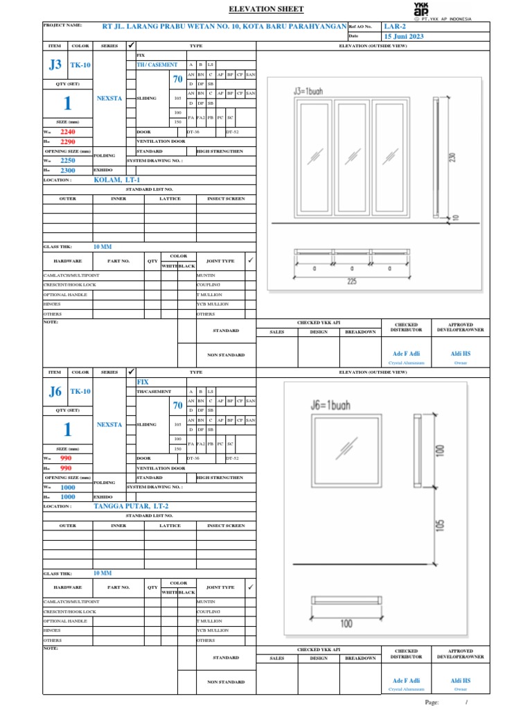 Elevation Sheet - No.10 - LAR-2 - 2023 06 15 | PDF