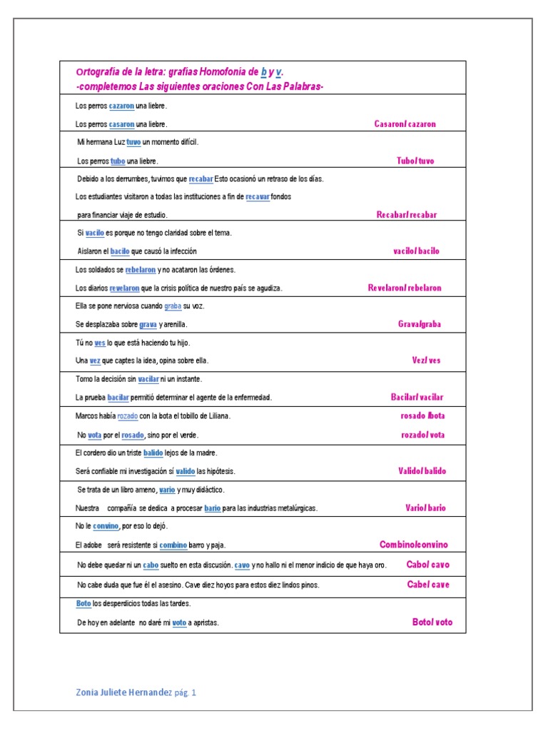 Ortografía TAREA | PDF