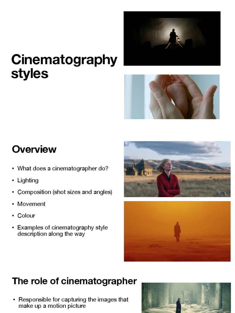 Making Movie Week 6-Slides | PDF | Cinematography | Camera
