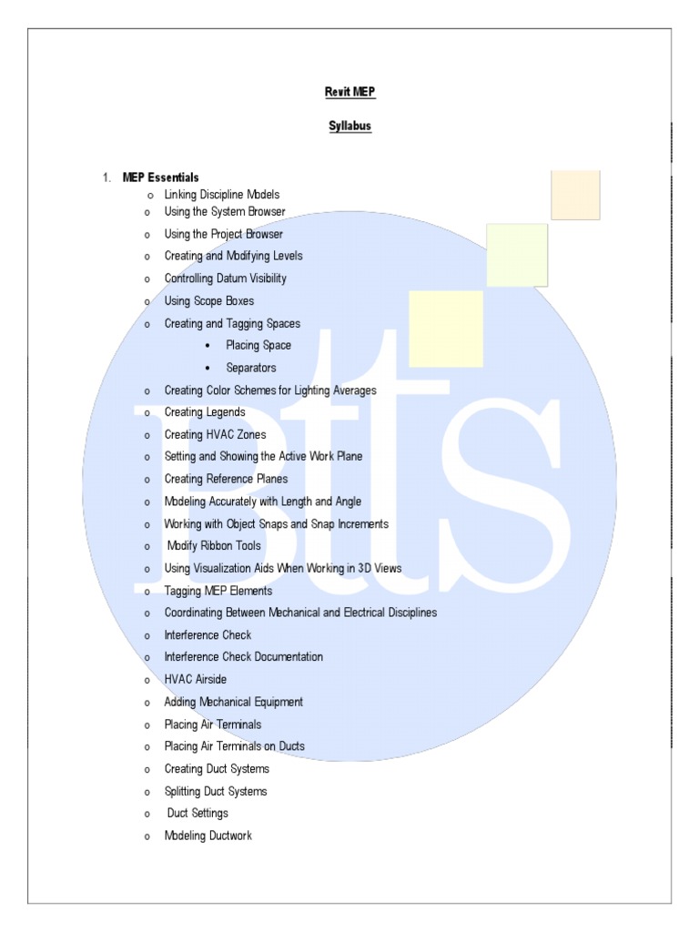 Revit MEP | PDF | Duct (Flow) | Plumbing