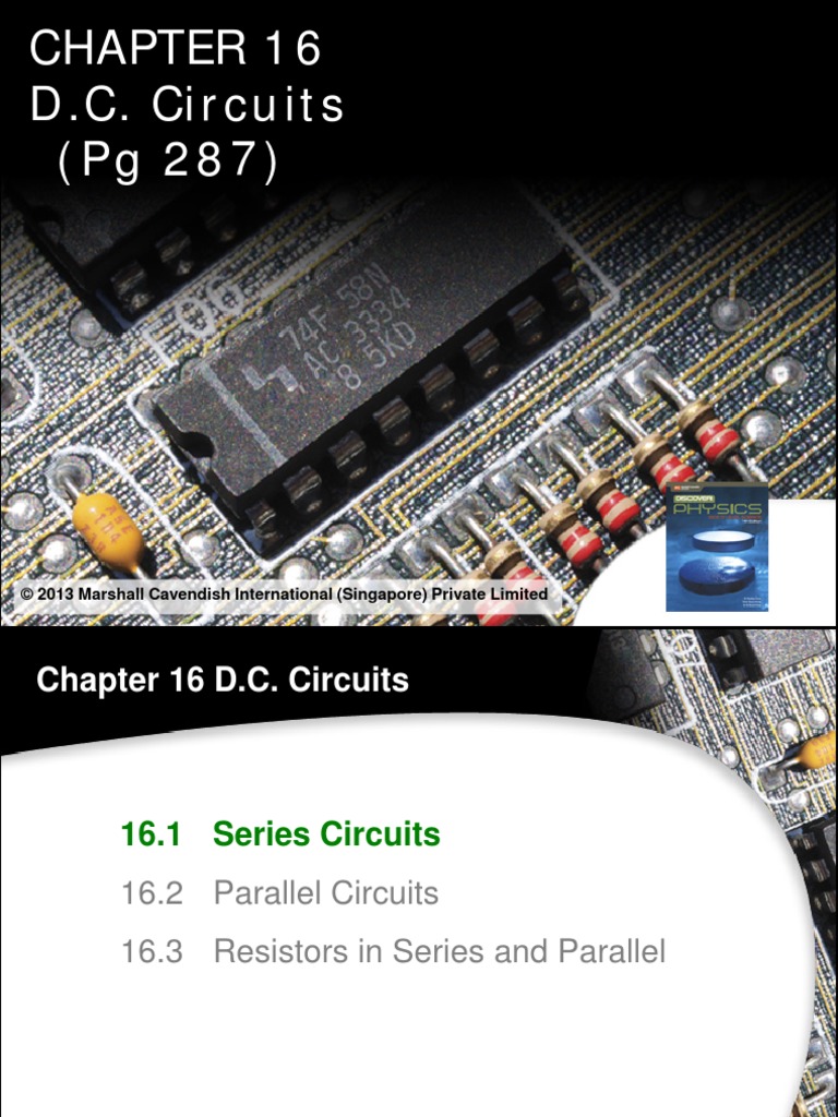 Chapter 16 Direct Current Circuit (NA C14) | PDF | Science & Mathematics