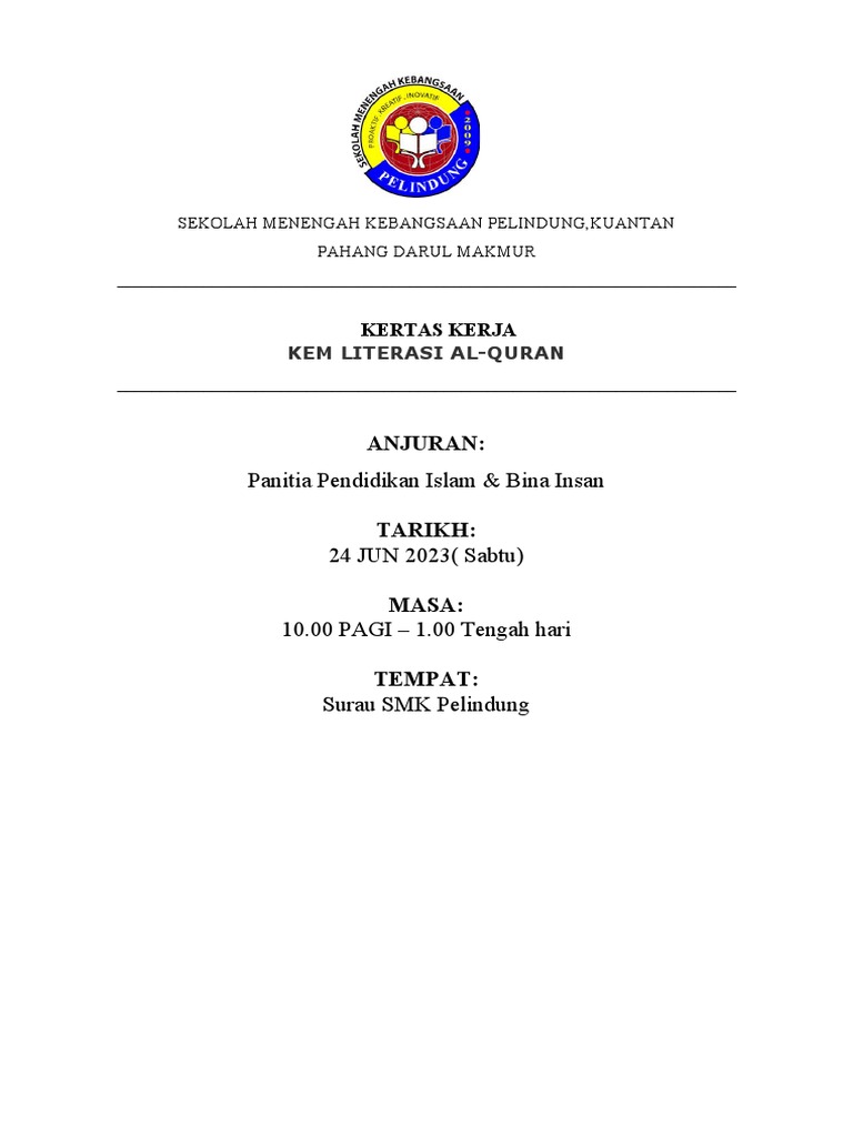 Kem Literasi Al-Quran | PDF