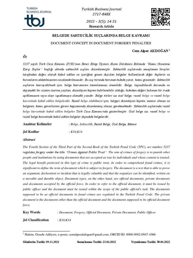 Belge Kavramı | PDF