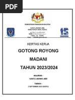 Kertas Kerja Gotong Royong Sekolah PPD Sandakan 2025 | PDF