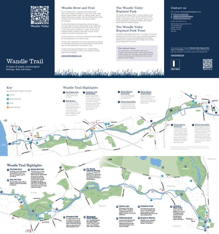 Wandle-Trail-Map-Interactive | PDF | Earth Sciences