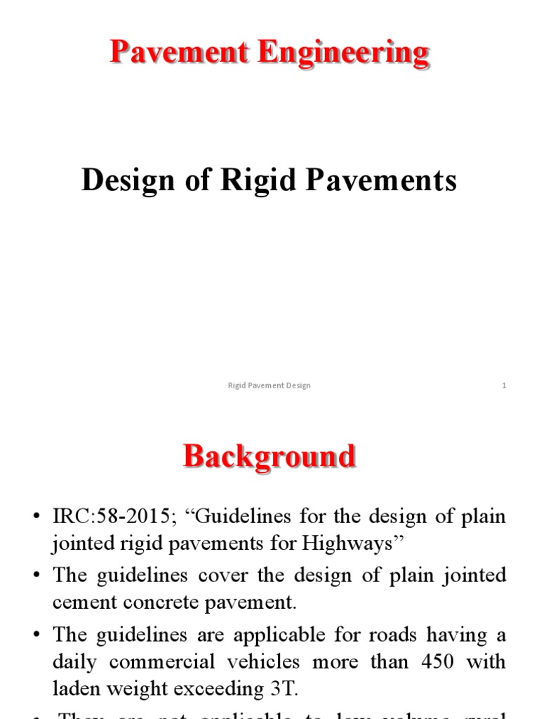 8 - Design of Rigid Pavements - 2023 | PDF | Strength Of Materials ...