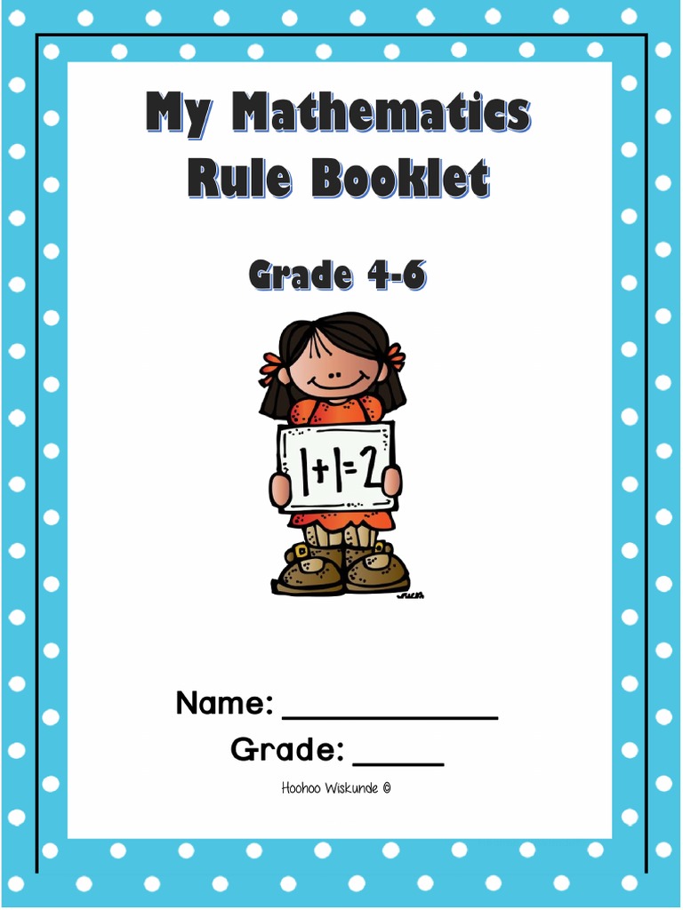 Grade 6 Mathematics Rule Book | PDF