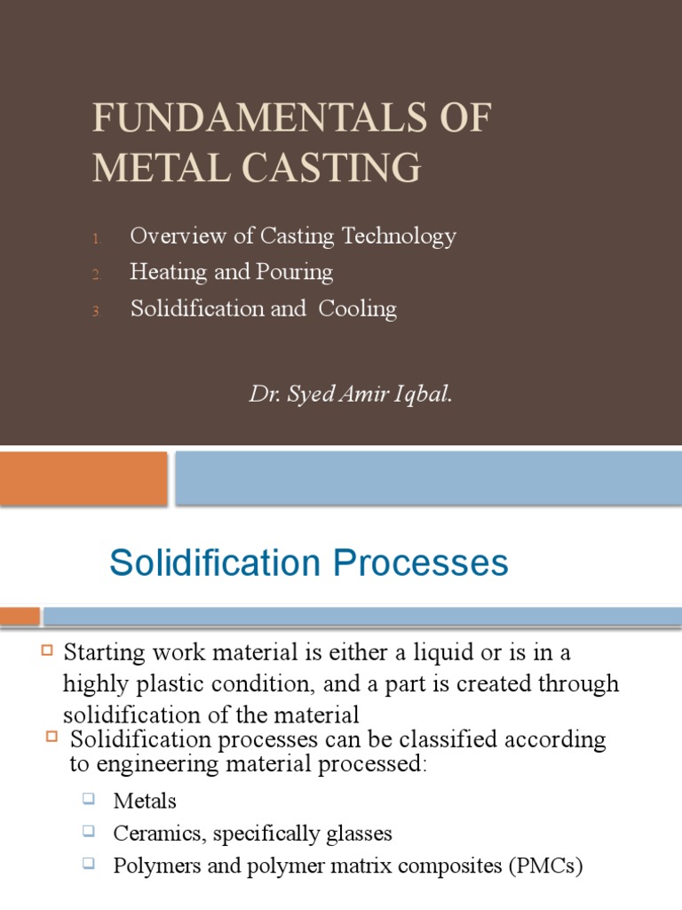 Fundamentals of Metal Casting | PDF | Process Engineering | Business ...