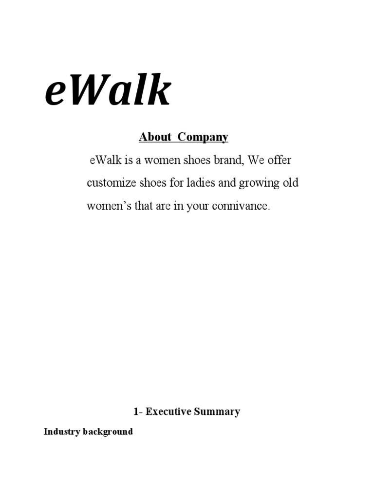 Ewalk Project | PDF