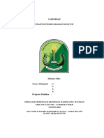 Template Laporan Akhir Project | PDF
