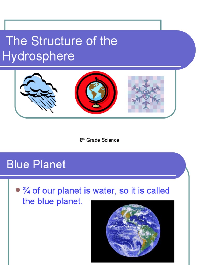 Hydrosphere Grade 11 | PDF