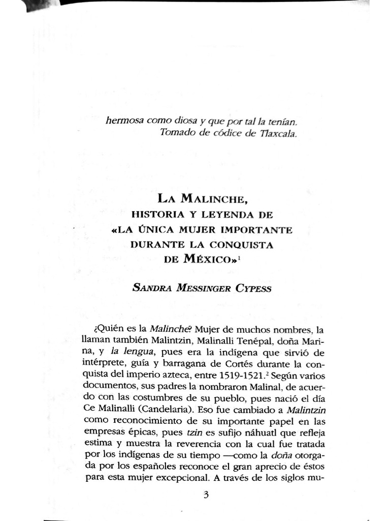 Malinche - Historia - 2021 | PDF