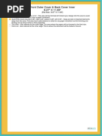 Paperback Book 5" X 8" Book: Cover Template | PDF
