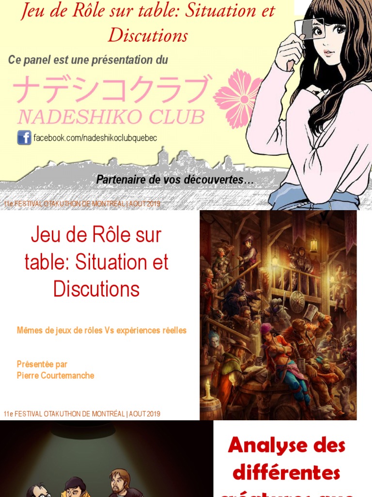 Jeu de Rôle Sur Table Situation Et Discutions | PDF