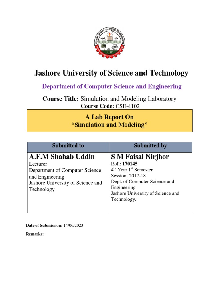 labreport simulation modeling | PDF | Monte Carlo Method | Simulation