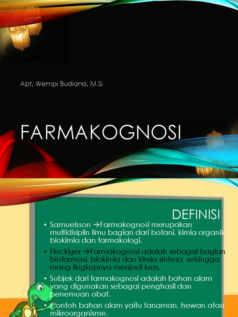 Farmakognosi sejarah | PDF