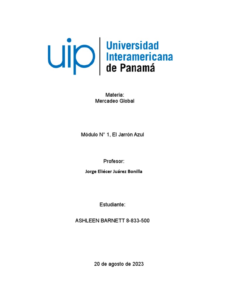 Modulo 1 El Jarron Azul | PDF | Sicología